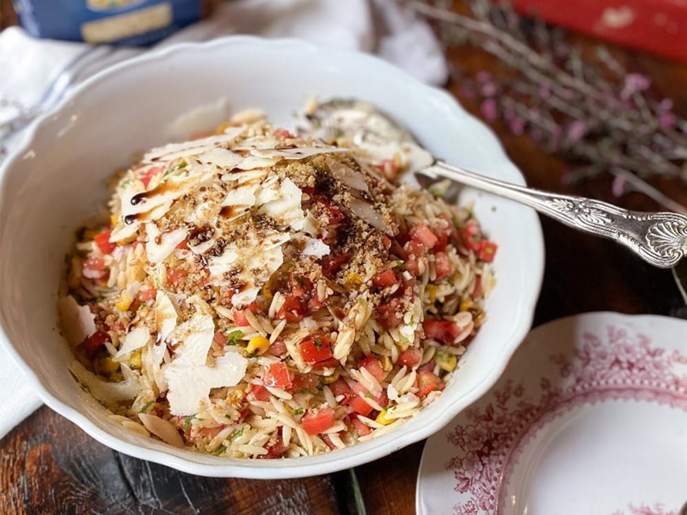 Bruschetta and Roasted Corn Orzo Pasta | Barilla Canada | Barilla
