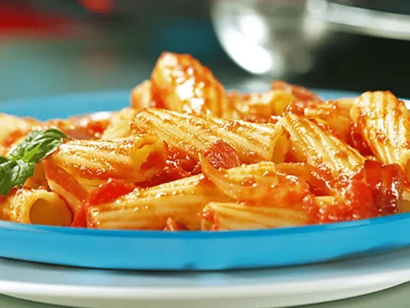 Rigatoni with Spicy Lamb Sausage Ragu Recipe | Barilla