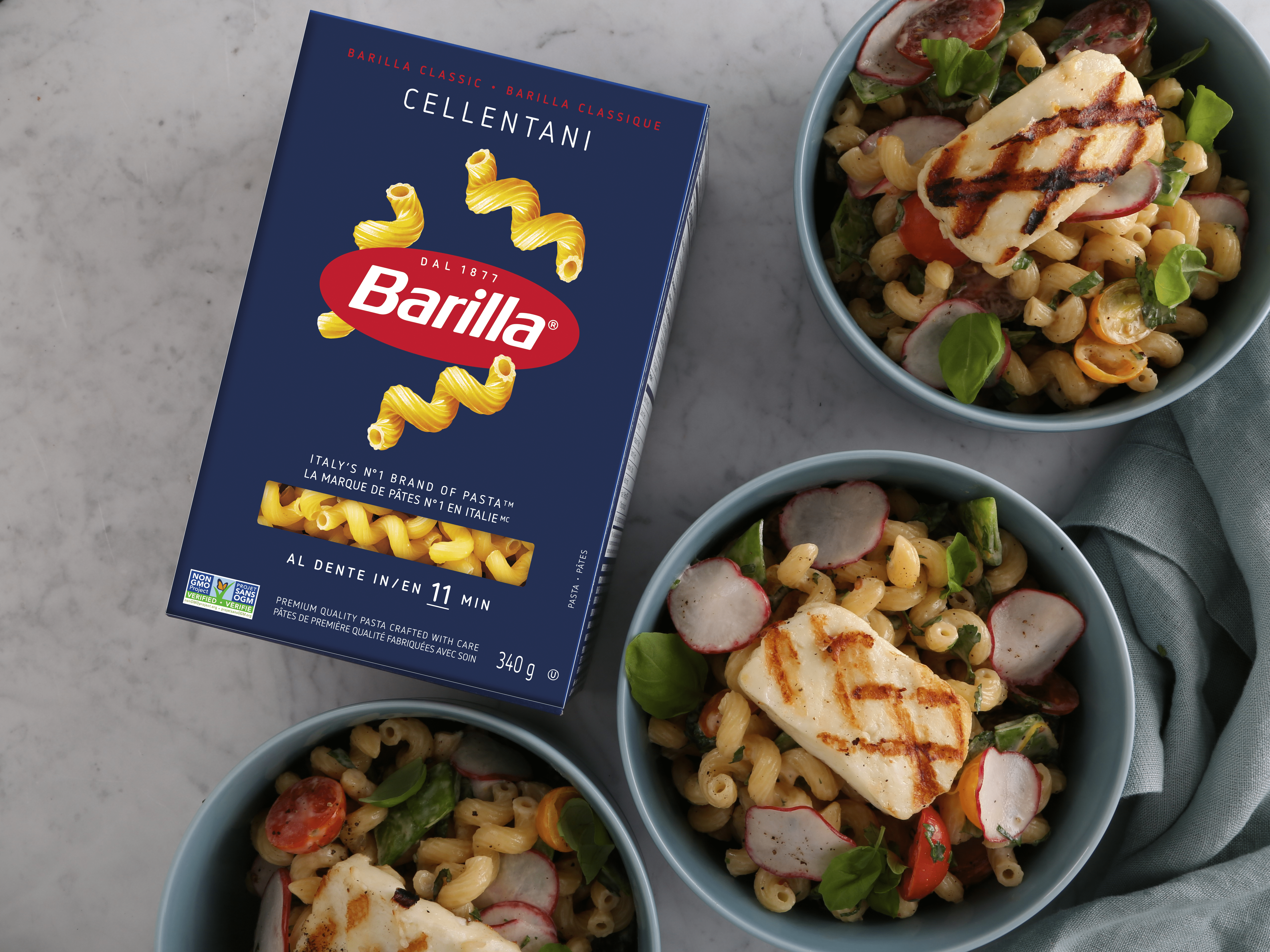 Salade de pâtes à l’italienne gemelli | Barilla Canada | Barilla