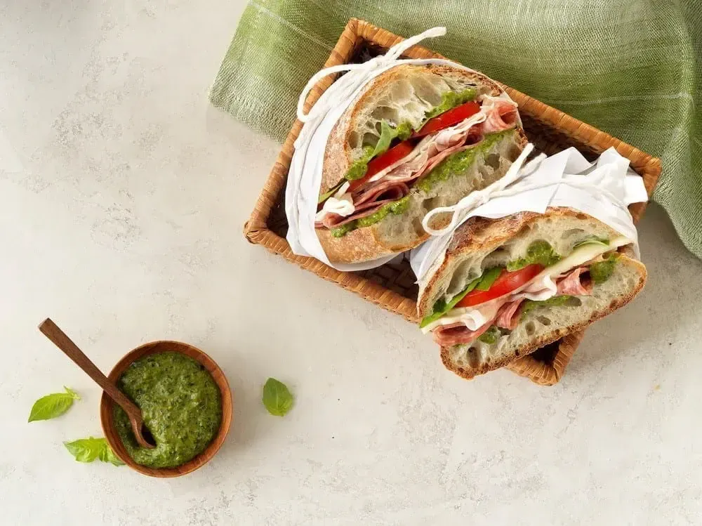 Italian Pesto, Prosciutto, Cheese Sandwich Recipe | Barilla
