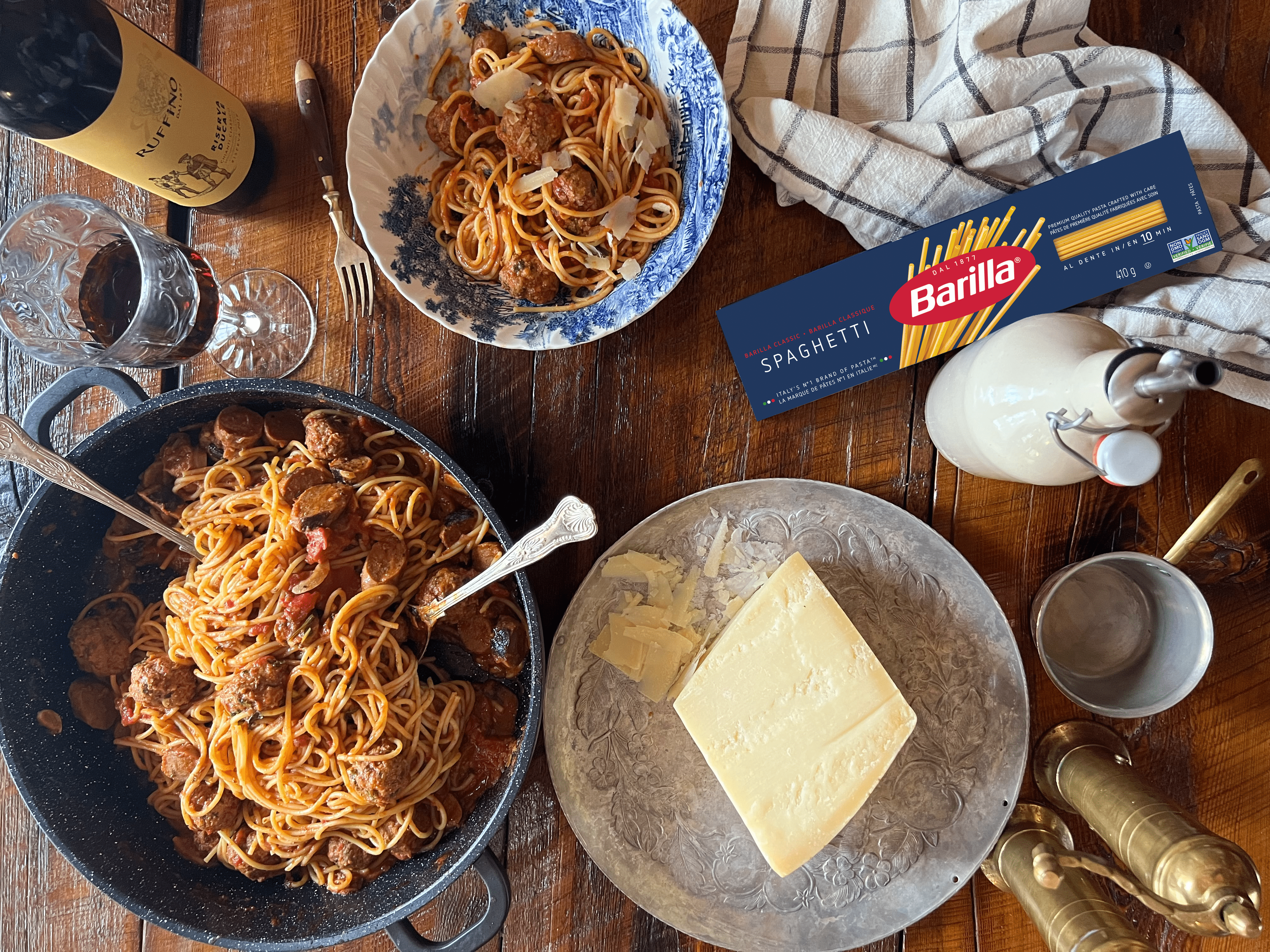 The Godfather' Spaghetti and Meatballs Pasta Recipe | Barilla Canada ...