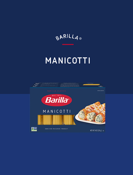 Manicotti Pasta | Barilla
