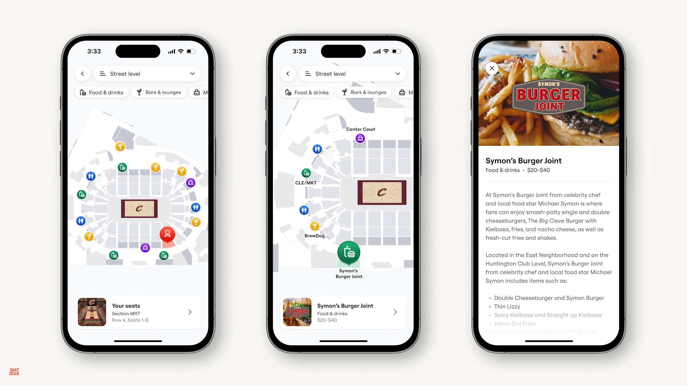SeatGeek and Cleveland Cavaliers Launch Navigable Concourse Maps | SeatGeek