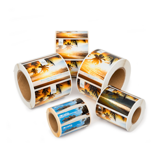 Stickers op rol bedrukken | Drukwerkdeal.nl
