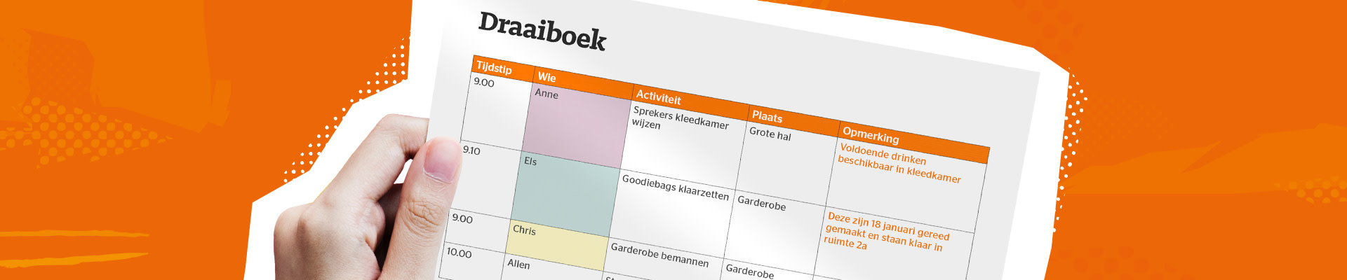 Maak In 11 stappen een donders mooi draaiboek | Drukwerkdeal