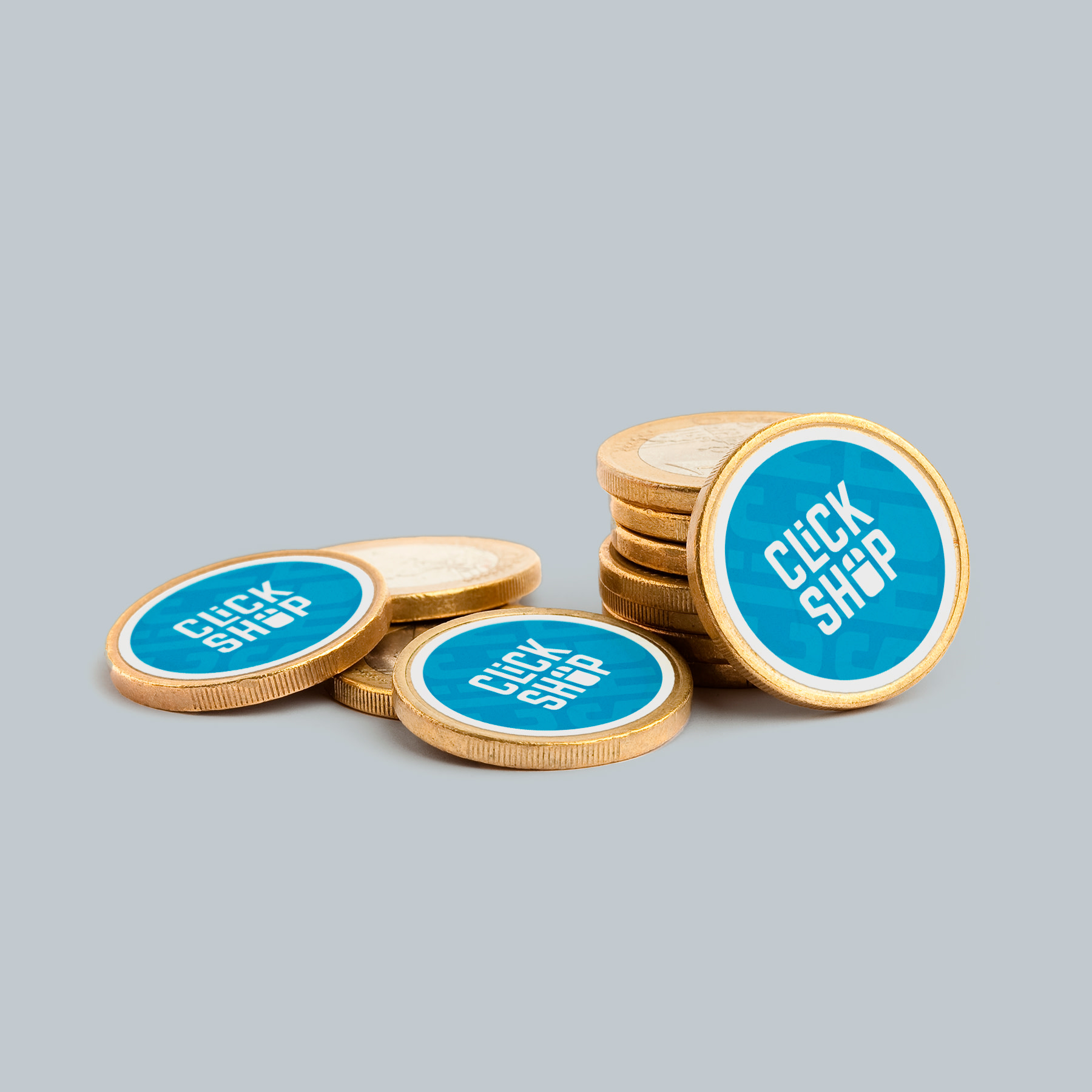 Munststickers drukken met logo | Drukwerkdeal.nl