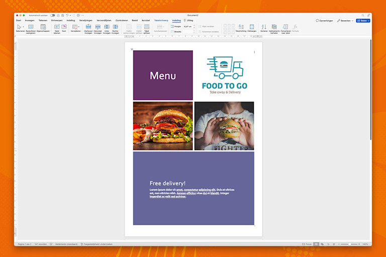Een eigen folder maken in Word? Ontdek onze online editor! | Drukwerkdeal
