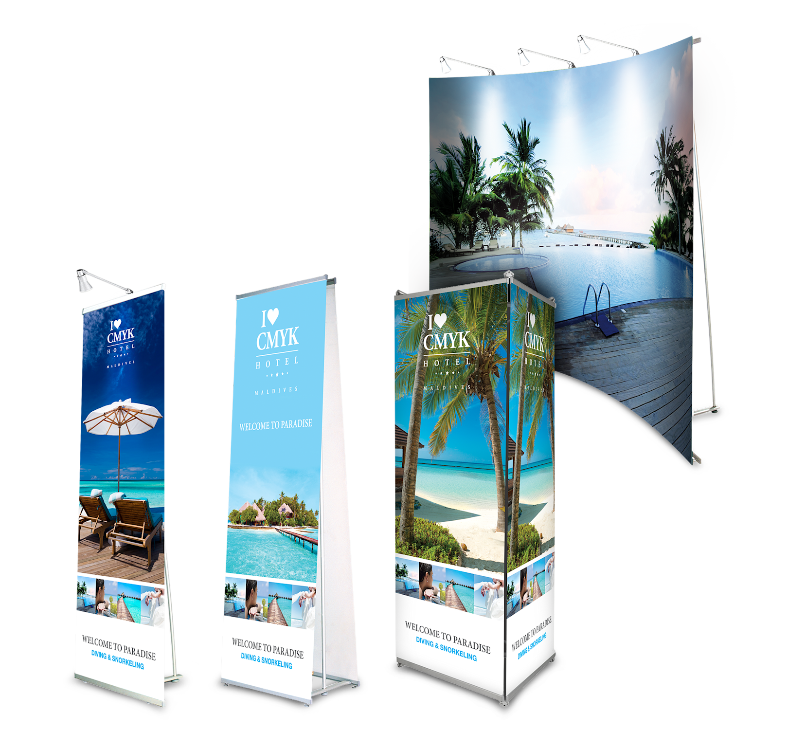 L-banners bedrukken | Drukwerkdeal.nl