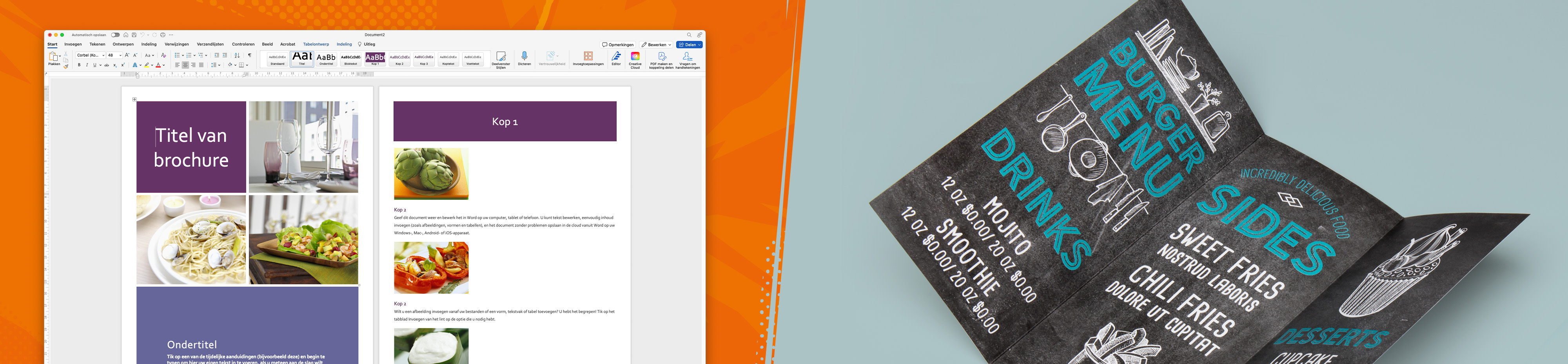 Een eigen folder maken in Word? Ontdek onze online editor! | Drukwerkdeal