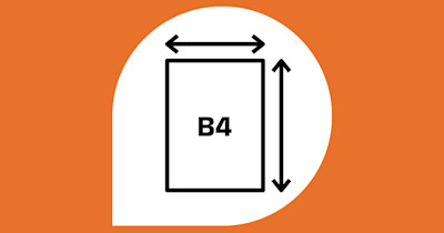B4 formaat in cm, mm & inches | Drukwerkdeal