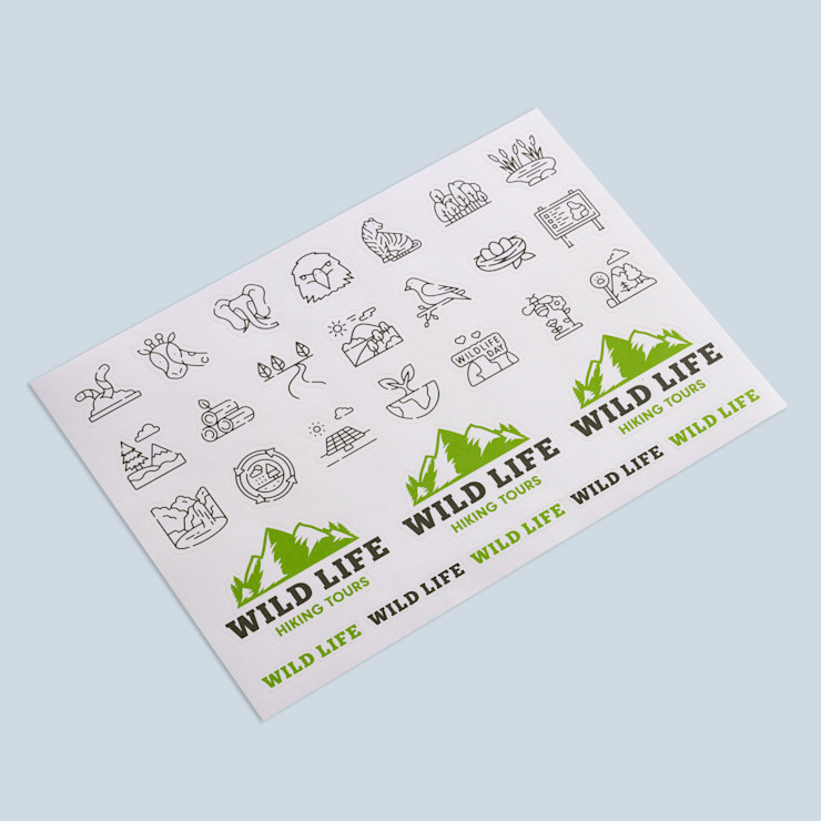 Contourstickers op vel bedrukken | Drukwerkdeal