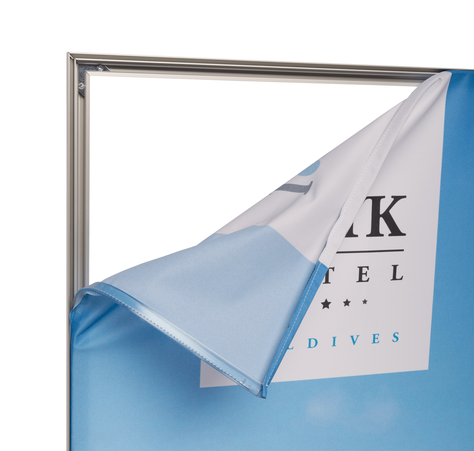 Aluminium textielframes | Drukwerkdeal.nl