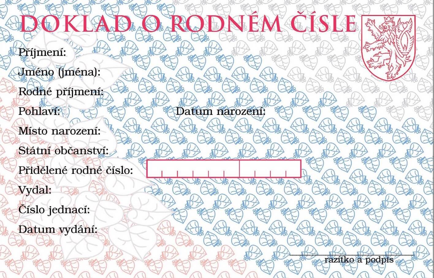 Czech Birth Announcement