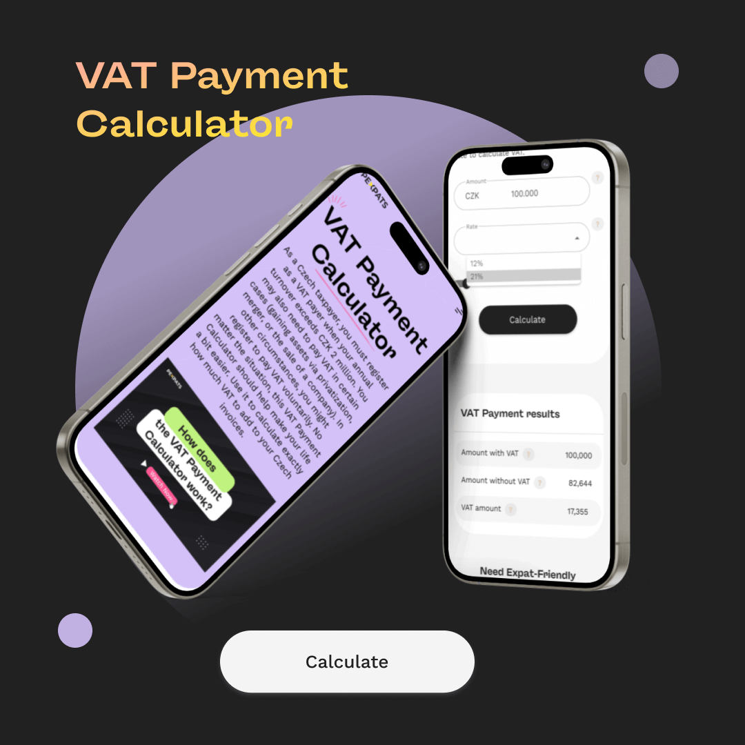 Czech VAT Payment Calculator 2025