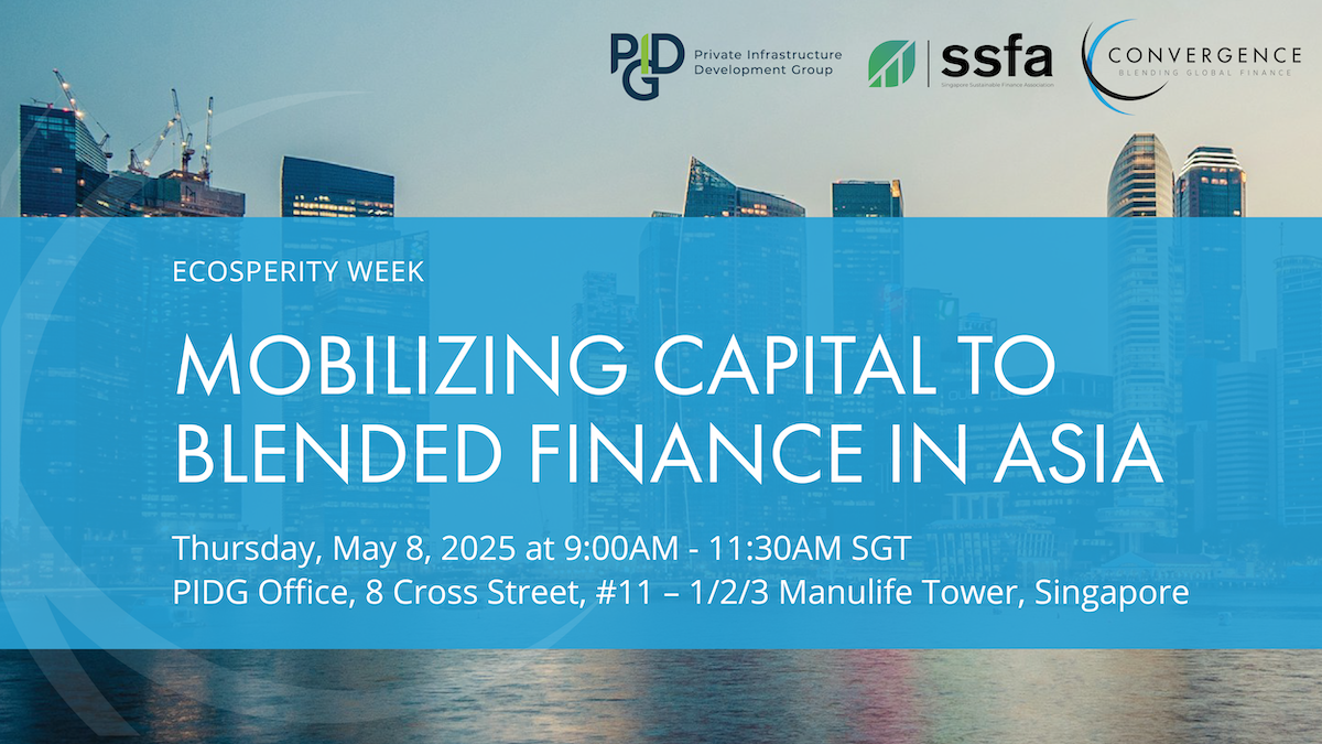 Mobilizing Capital for Blended Finance in Asia | Capacity Building ...