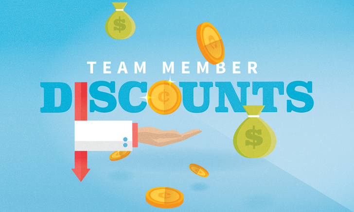 Team Member Discounts
