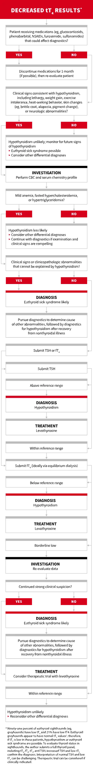 Low Total Thyroxine in Dogs
