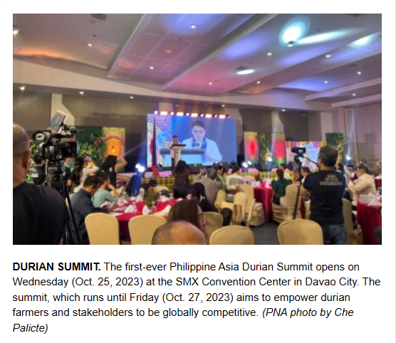 1st PH Asia Durian Summit Opens, Eyes Expansion in the Global Market | The Upsilon Sun