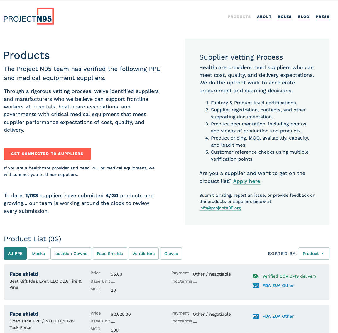 Project N95 | Our Story