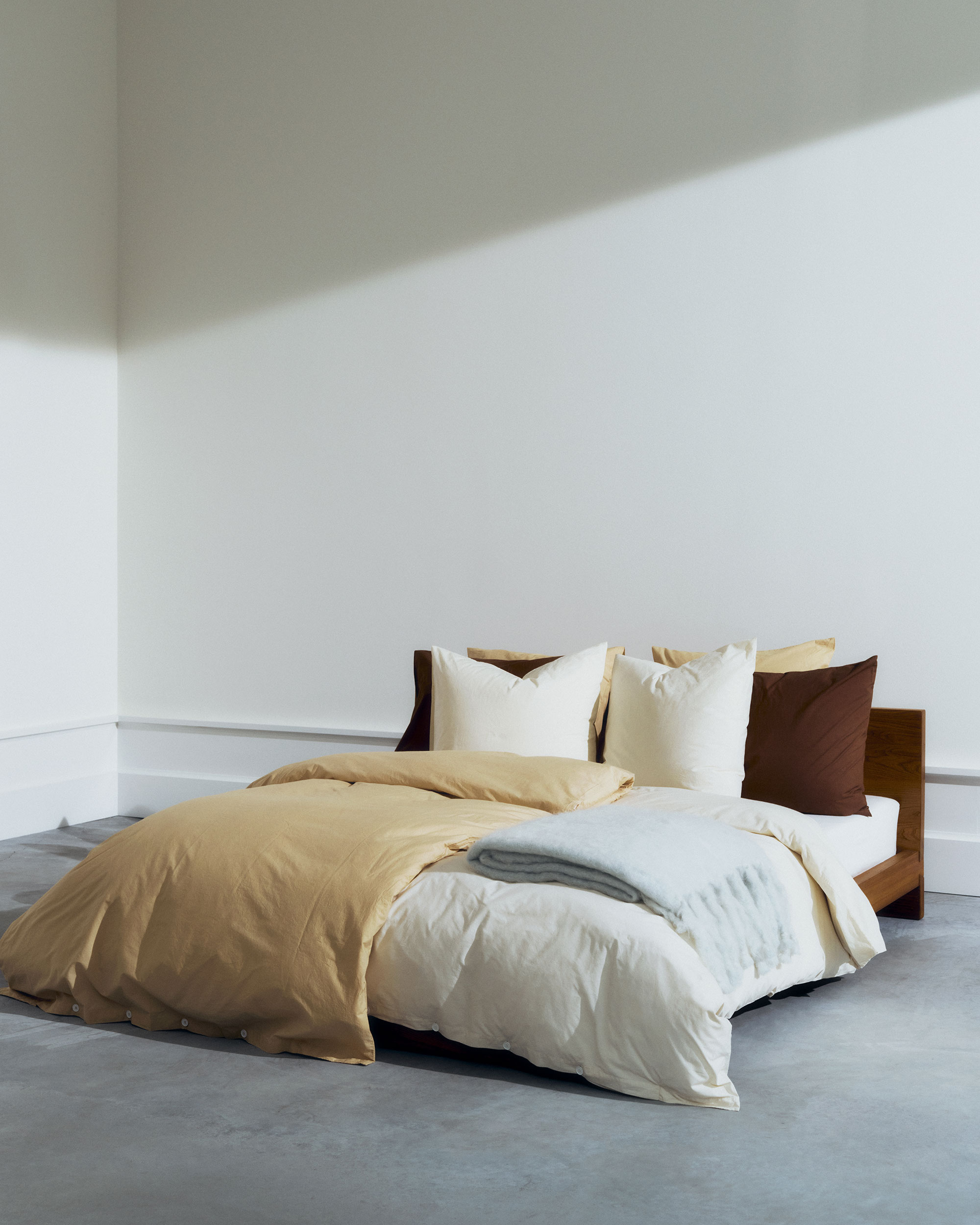 Percale bedding