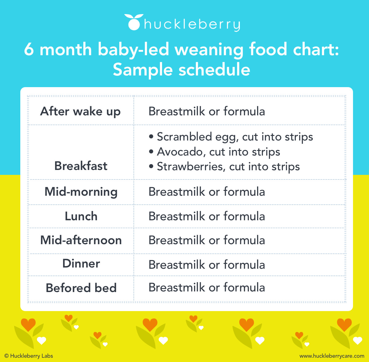 Baby-led weaning: A complete guide to first foods | Huckleberry
