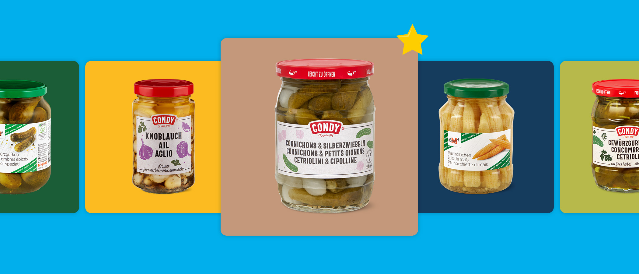 Pickles – the new food stars at Migros Online • Migros