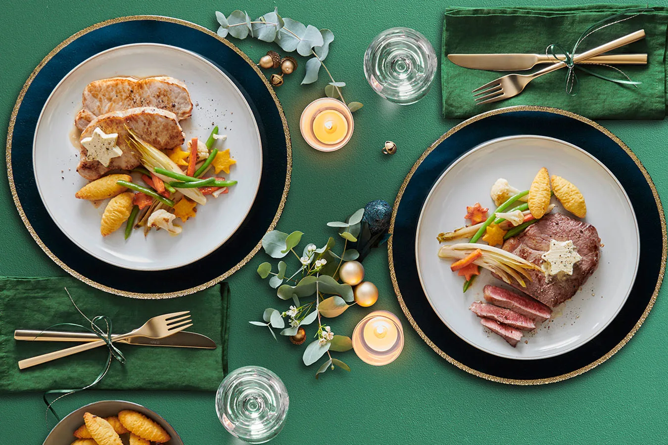 Weihnachten 4 Gange Menu