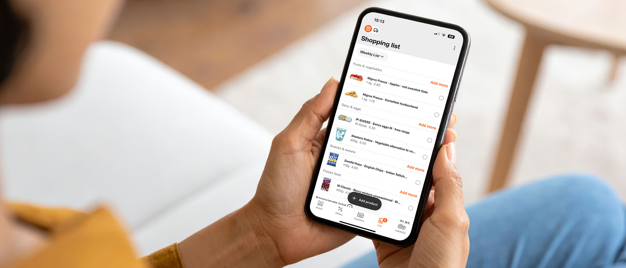 Migros Shopping List: Smarter Grocery Shopping & Saving • Migros Online