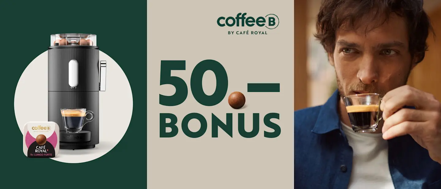 CoffeeB - the «no capsule» system • Migros