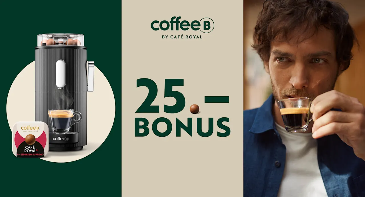 CoffeeB - the «no capsule» system • Migros