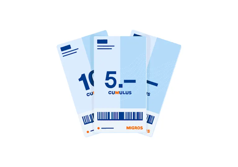 Cumulus: collect points & redeem blue vouchers • Migros