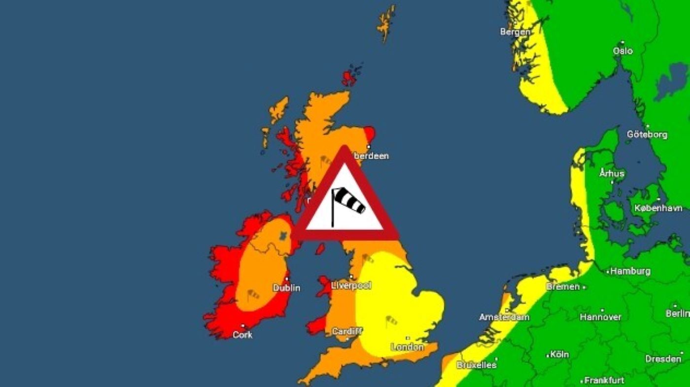 Storm Claudio Severe Weather Warnings In Effect Weather News