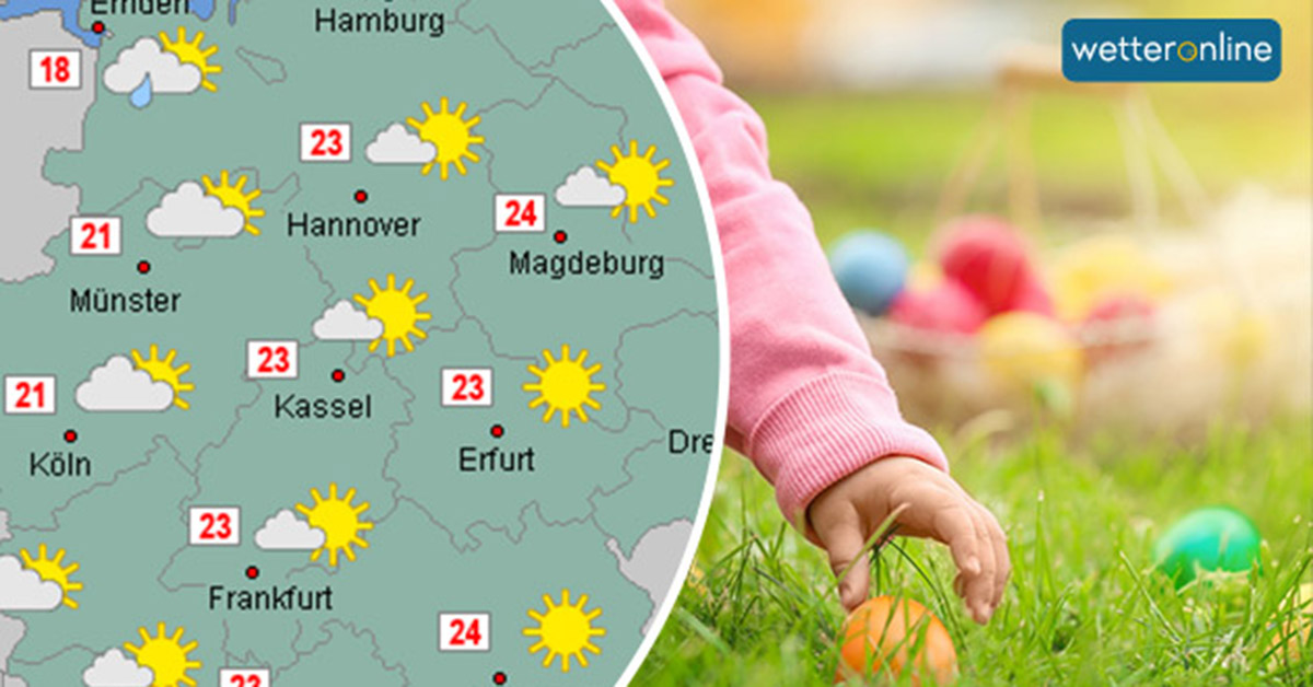 14-Tage-Wetter für Deutschland: Temperaturspitze am Osterwochenende