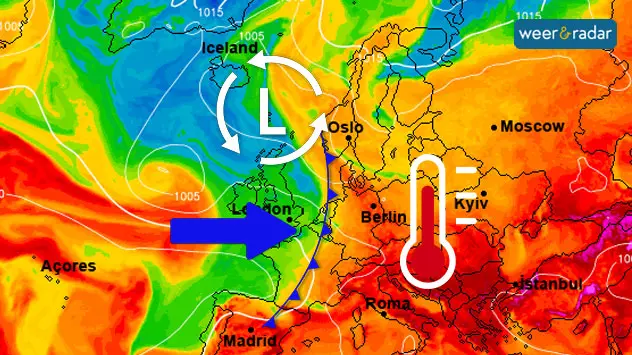 14-daagse weer: Eerst hitte, dan grote omslag