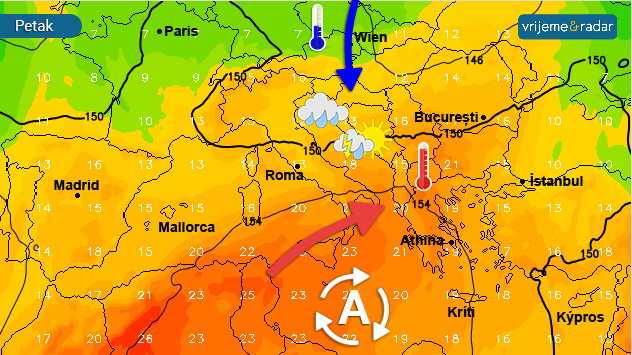 Vrijeme Split - aktualna prognoza Vrijeme & Radar
