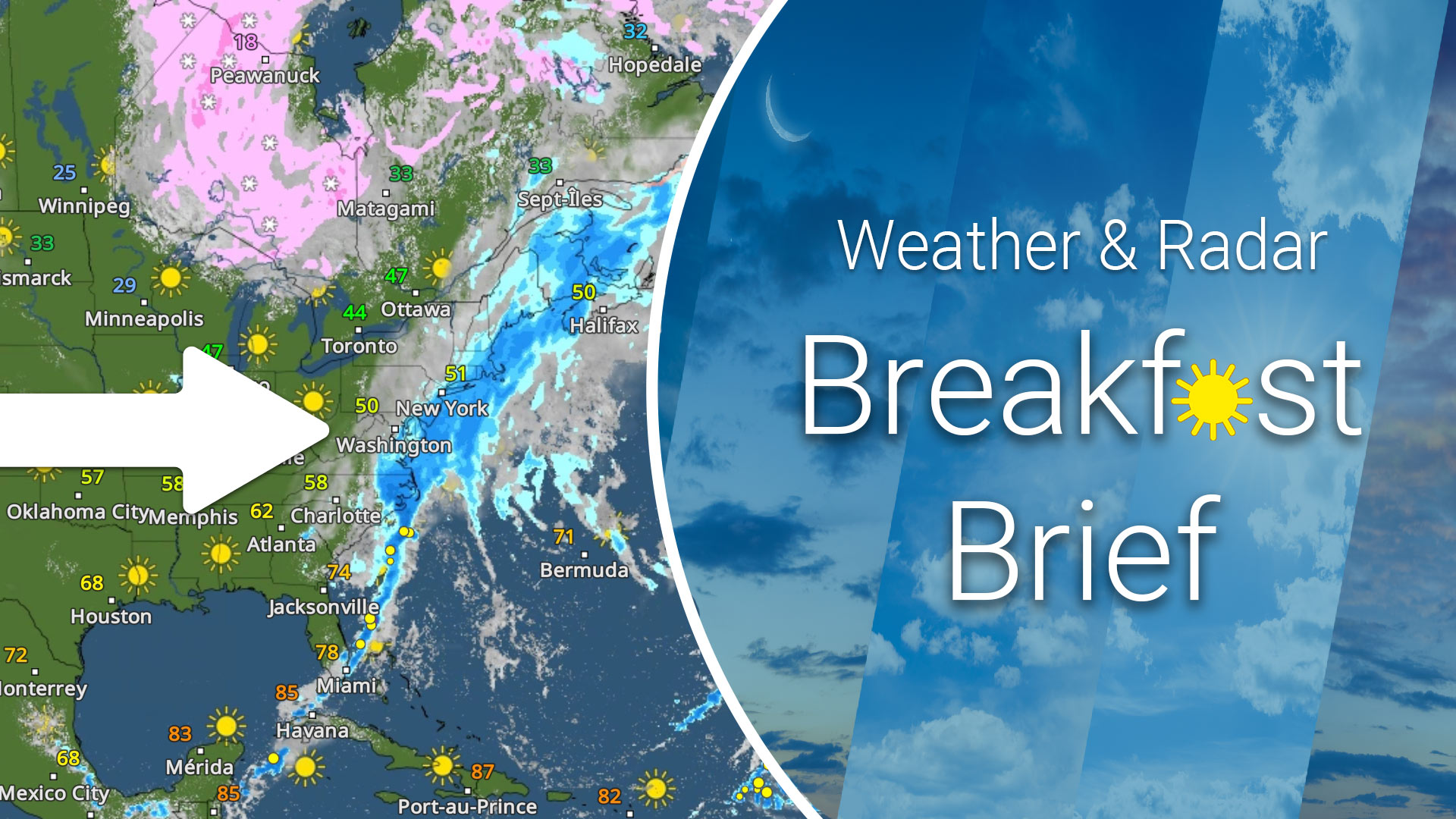 Breakfast brief: Soaked on both coasts – Weather News