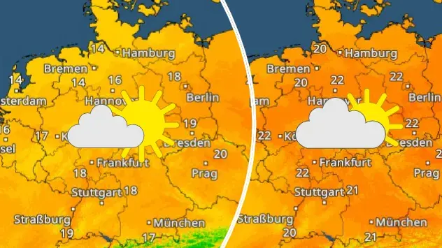 14-Tage-Wetter für Deutschland: Ende der Woche wieder wärmer