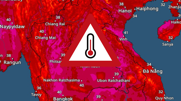 Hitze hat Asien im Griff - Fast 45 Grad: Neue Rekorde in Vietnam und Laos