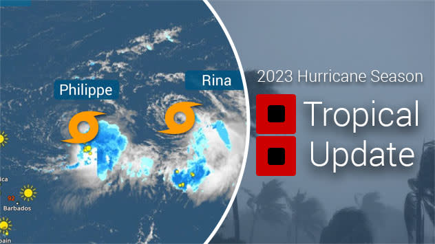 Tropical update: Philippe & Rina’s dance alters track – Weather News