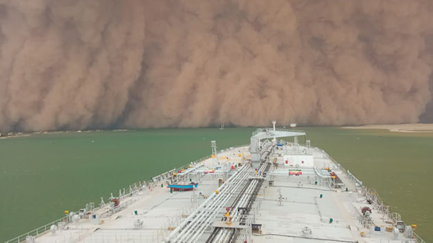 Swallowing cargo ships: Large sandstorms envelop Egypt – Weather News
