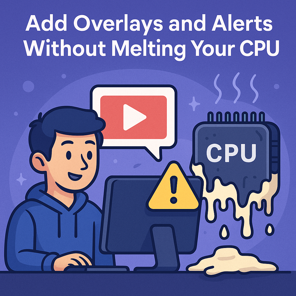 Add Overlays and Alerts for Live Streams