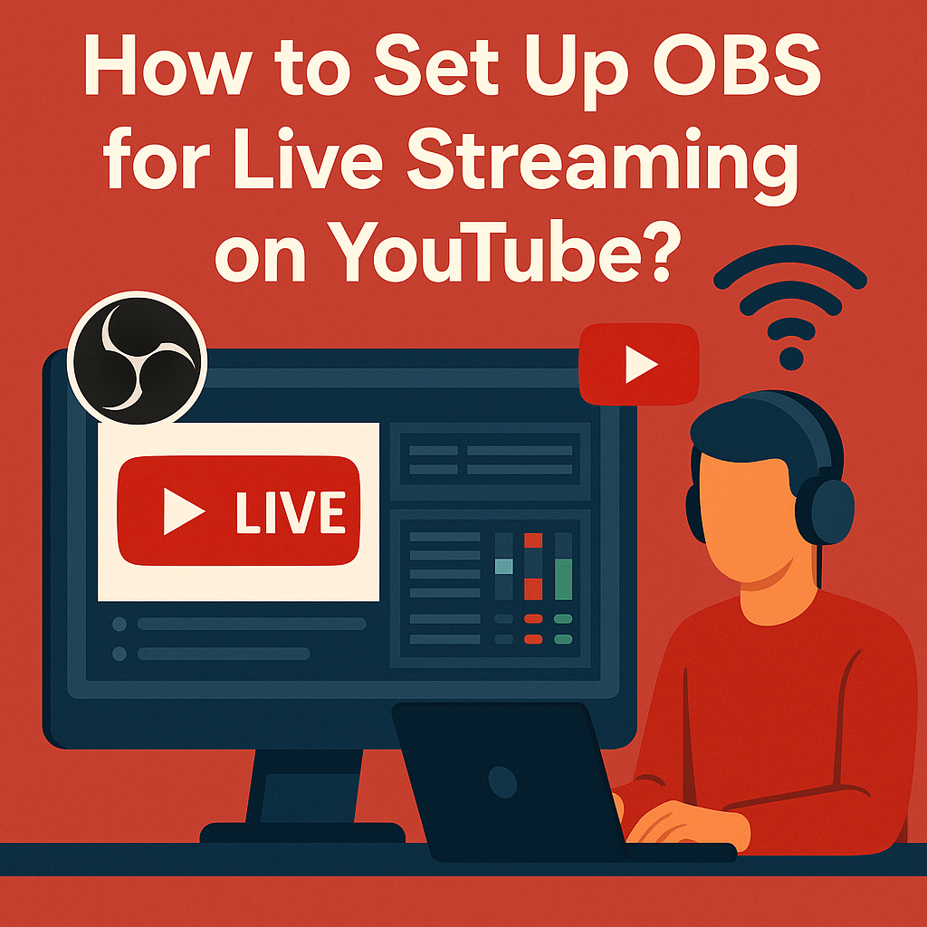How to set up OBS for live streaming on YouTube?