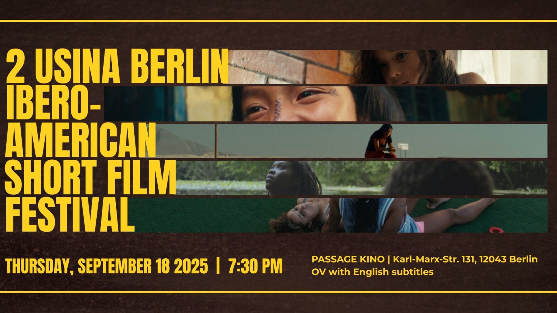 Usina Berlin Ibero-American Short Film Festival | City Kinos München