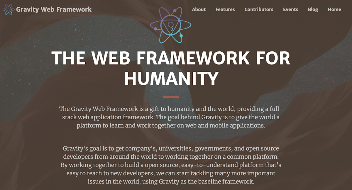 The Gravity Framework - Edward Beazer Portfolio
