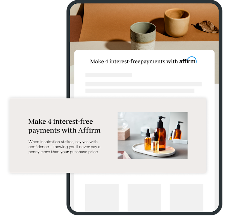 See how Affirm helps increase customer awareness