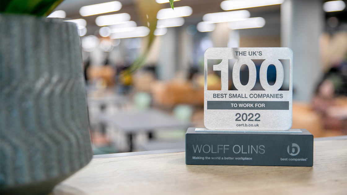 Wolff Olins ranks 12th in Top 100 Best Companies to Work For in the UK ...