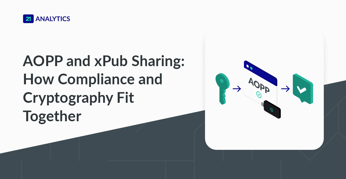 AOPP and xPub Sharing: Compliance and Cryptography