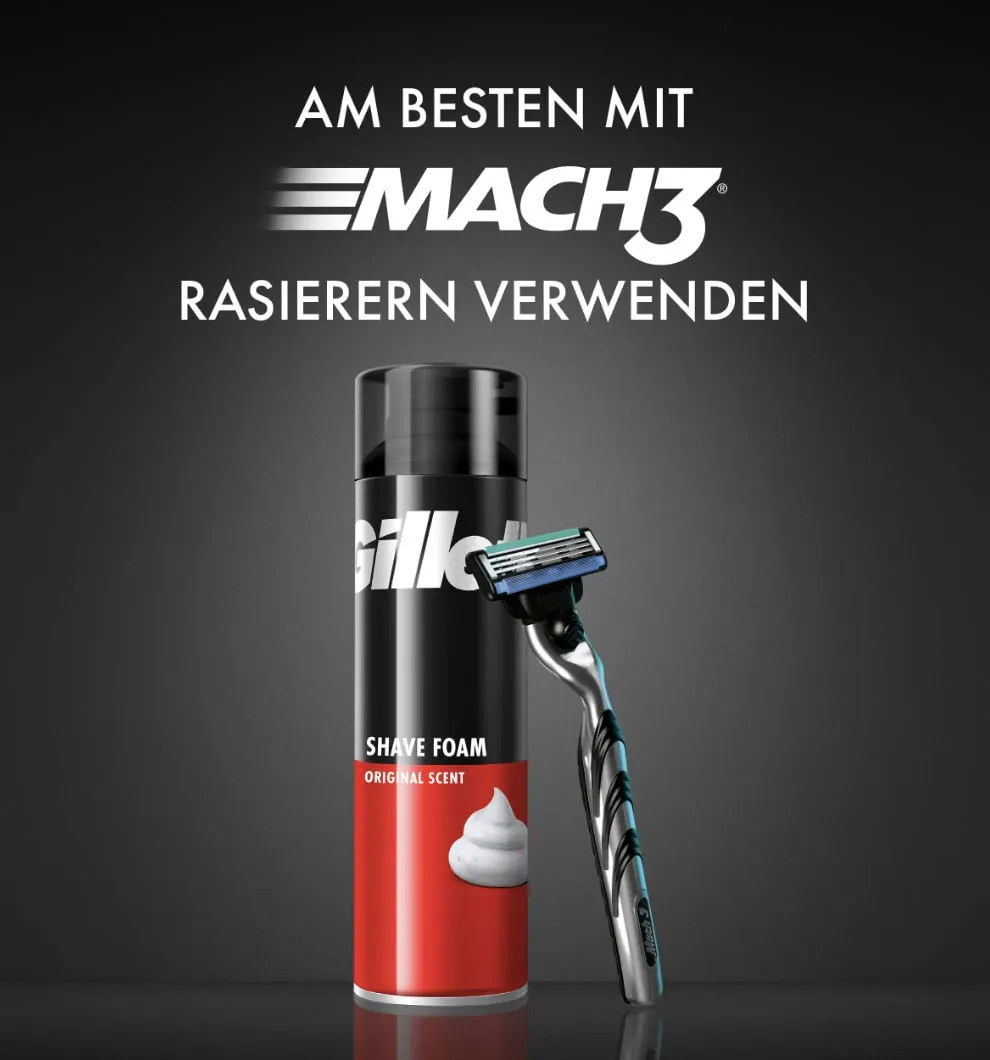 Gillette Original Basis Rasierschaum für Männer | Gillette DE