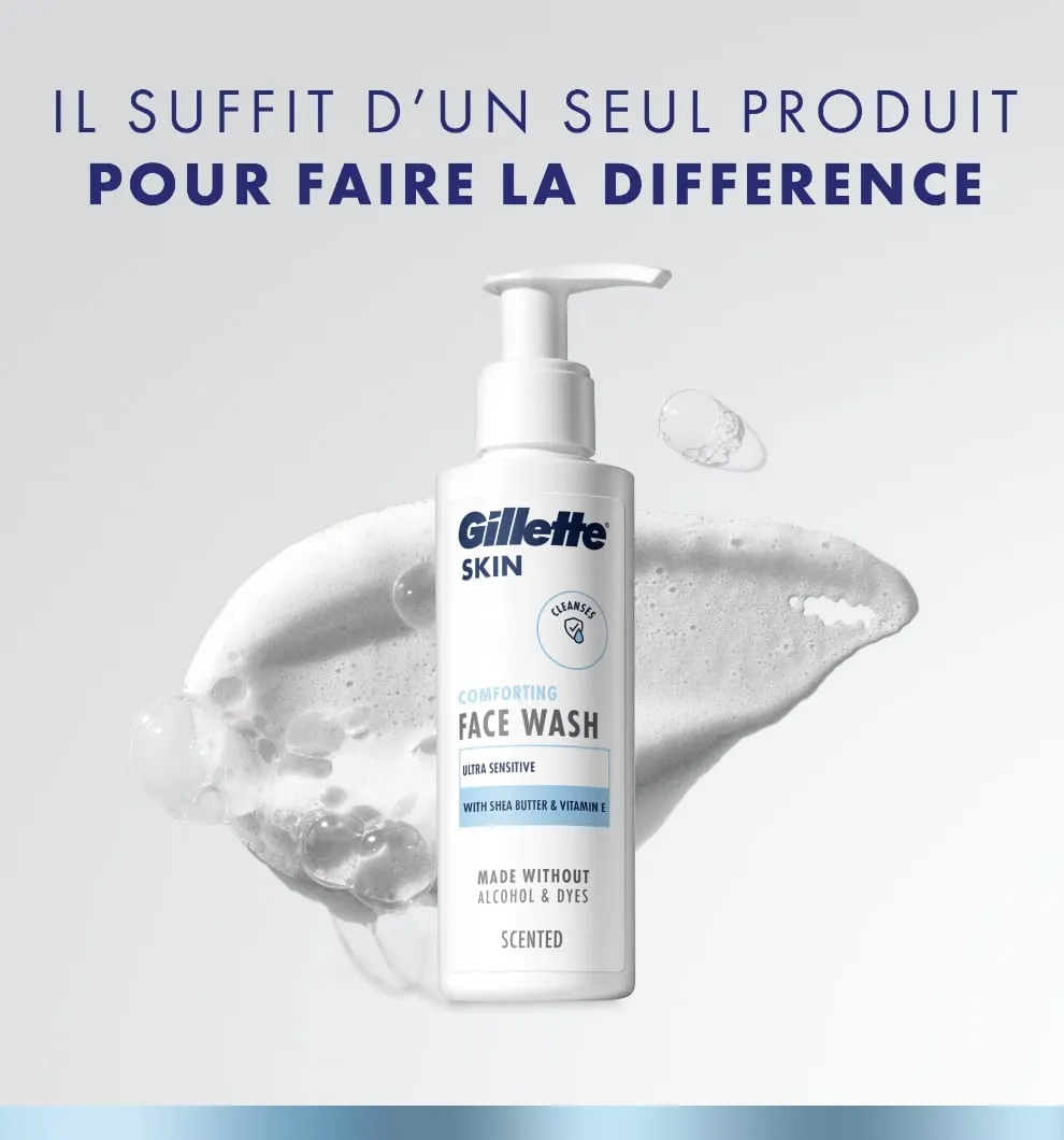 Gillette SKIN Nettoyant Pour Le Visage | Gillette FR