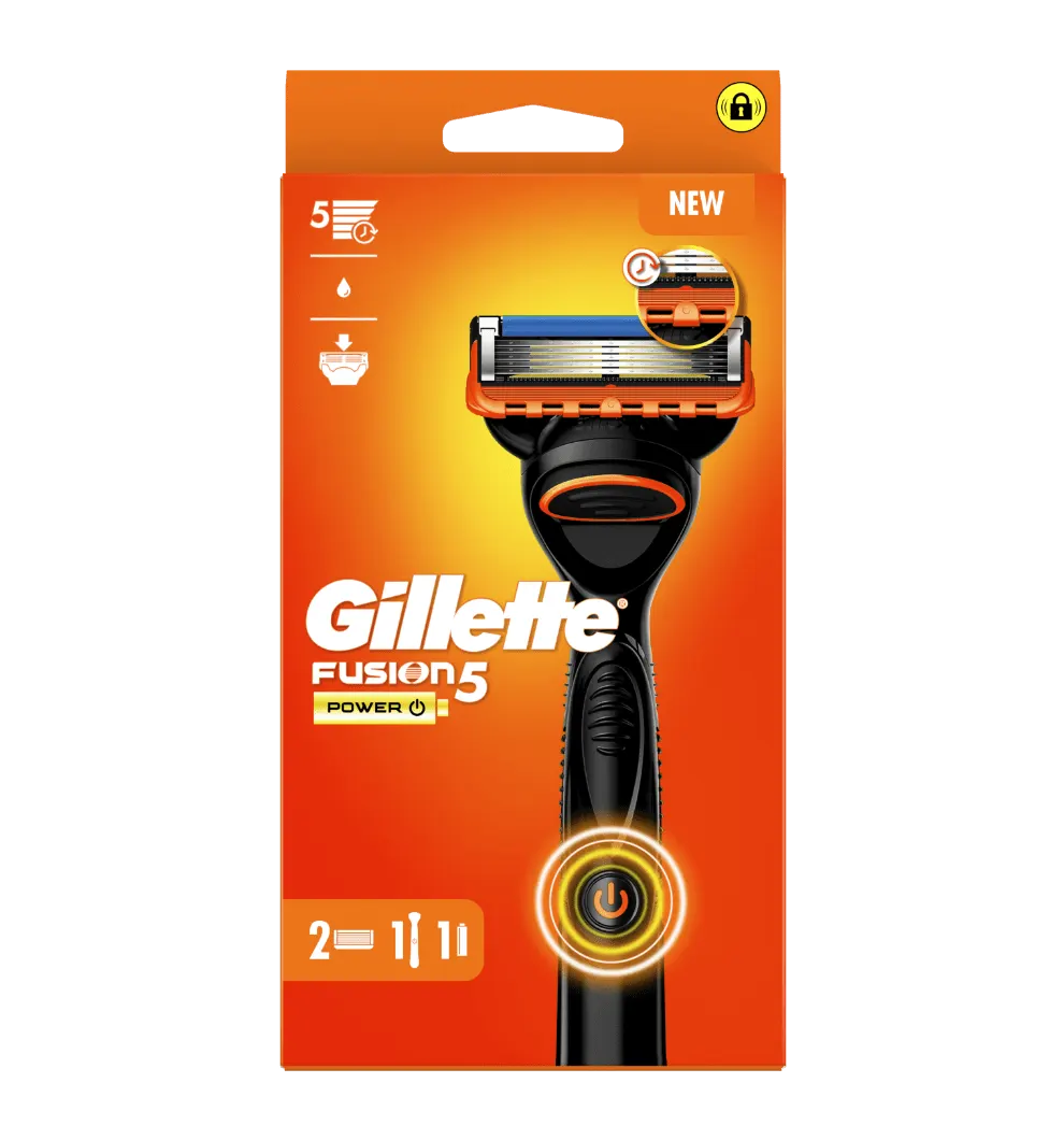 Rasoir Fusion5 Power: Rasoir vibrant | 5 Lames Fusion | Gillette FR